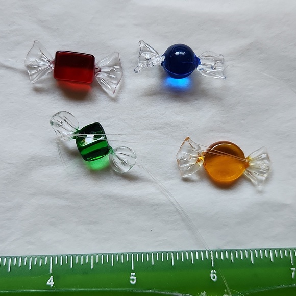 Accents | Glass Candies Set Of 4 Very Small | Poshmark